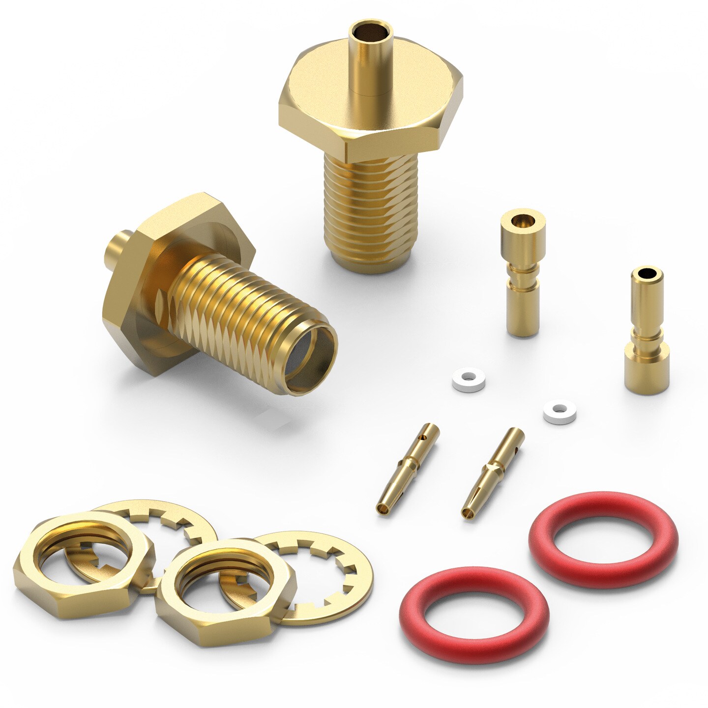 WR-SMA SMA Bulkhead Jack IP67 Cable Connector | Electromechanical ...